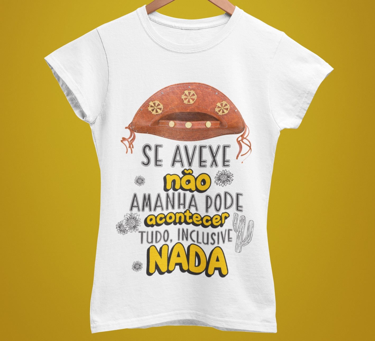 Camiseta Nordeste Feminina e Masculina Modelo 10 | Vira Arte Personalizadas