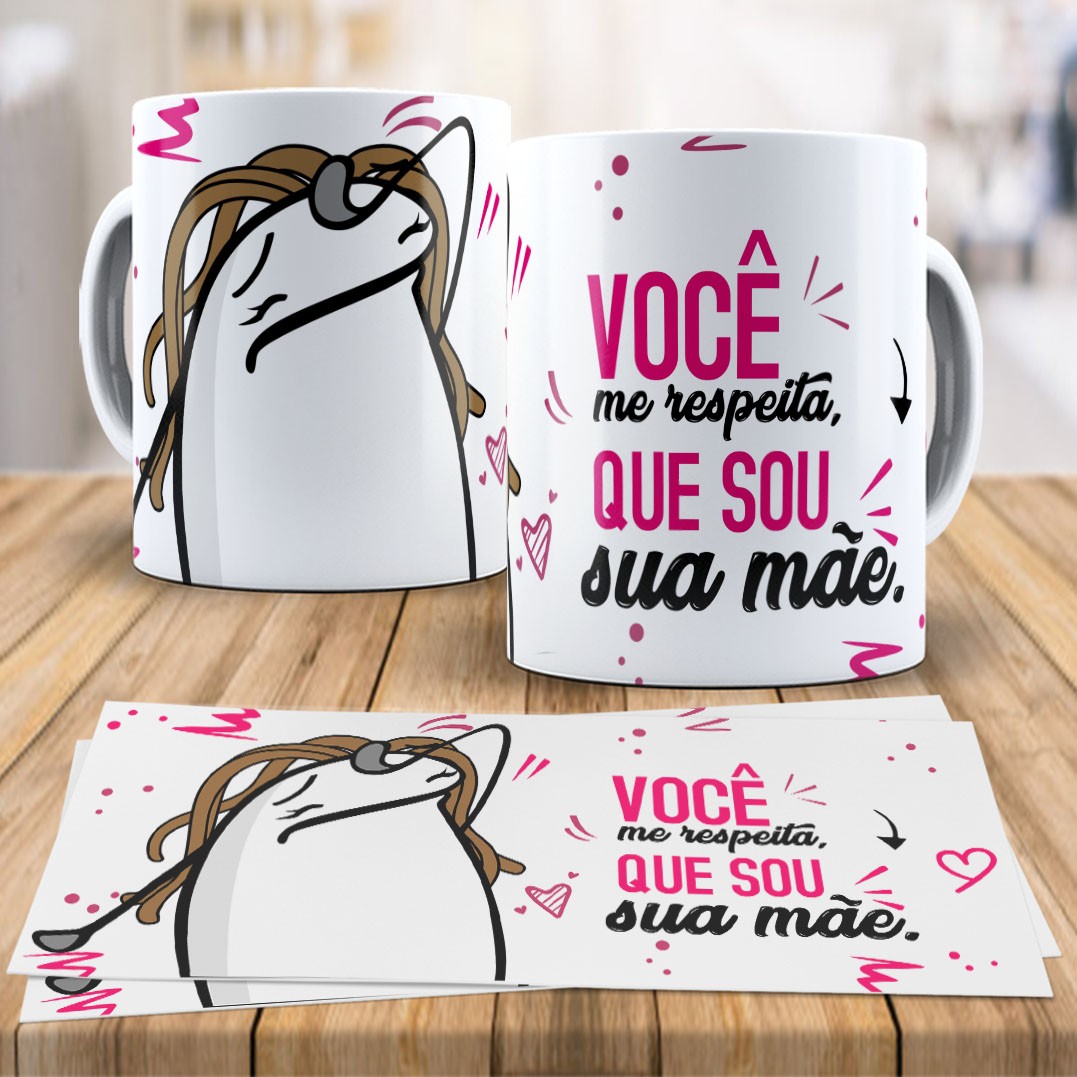 Caneca Flork Dia das Maes Xícara Meme Frases Classicas | Vira Arte ...